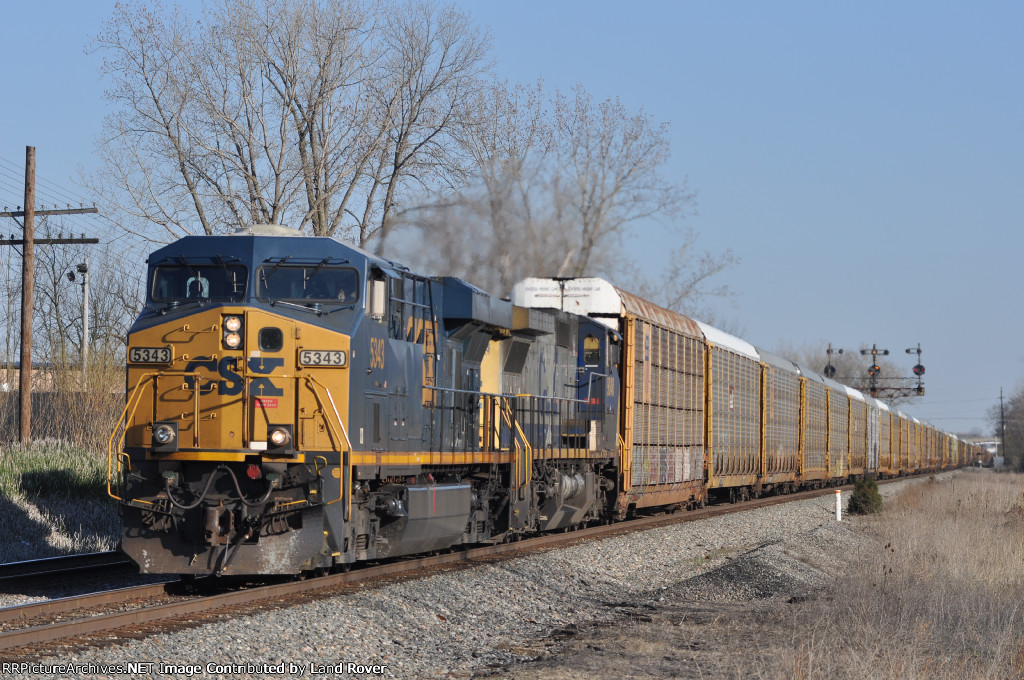 CSXT 5343 On CSX Q 226 Northbound